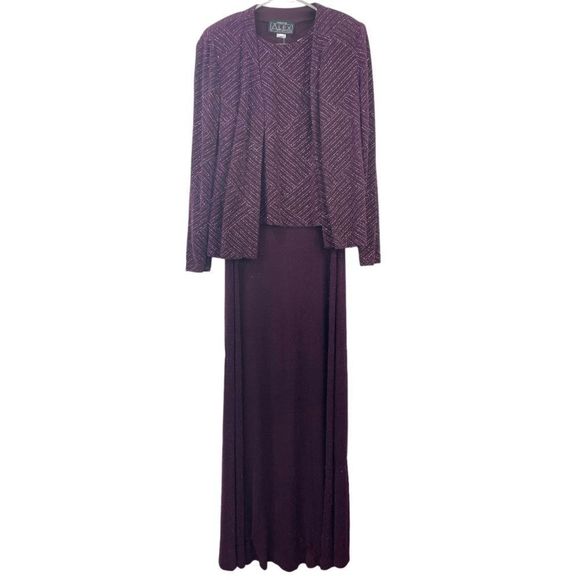 Alex Evenings | Dresses | Alex Eveningstwo Piece 2pc Dress Jacket Set ...